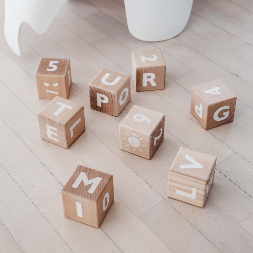 Blocs alphabet Blanc